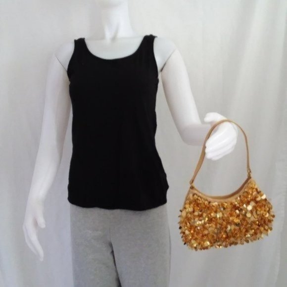 Touch Ups | Bags | Gold Sequin Purse Evening Bag Prom Dance Bag Sparkle ...
